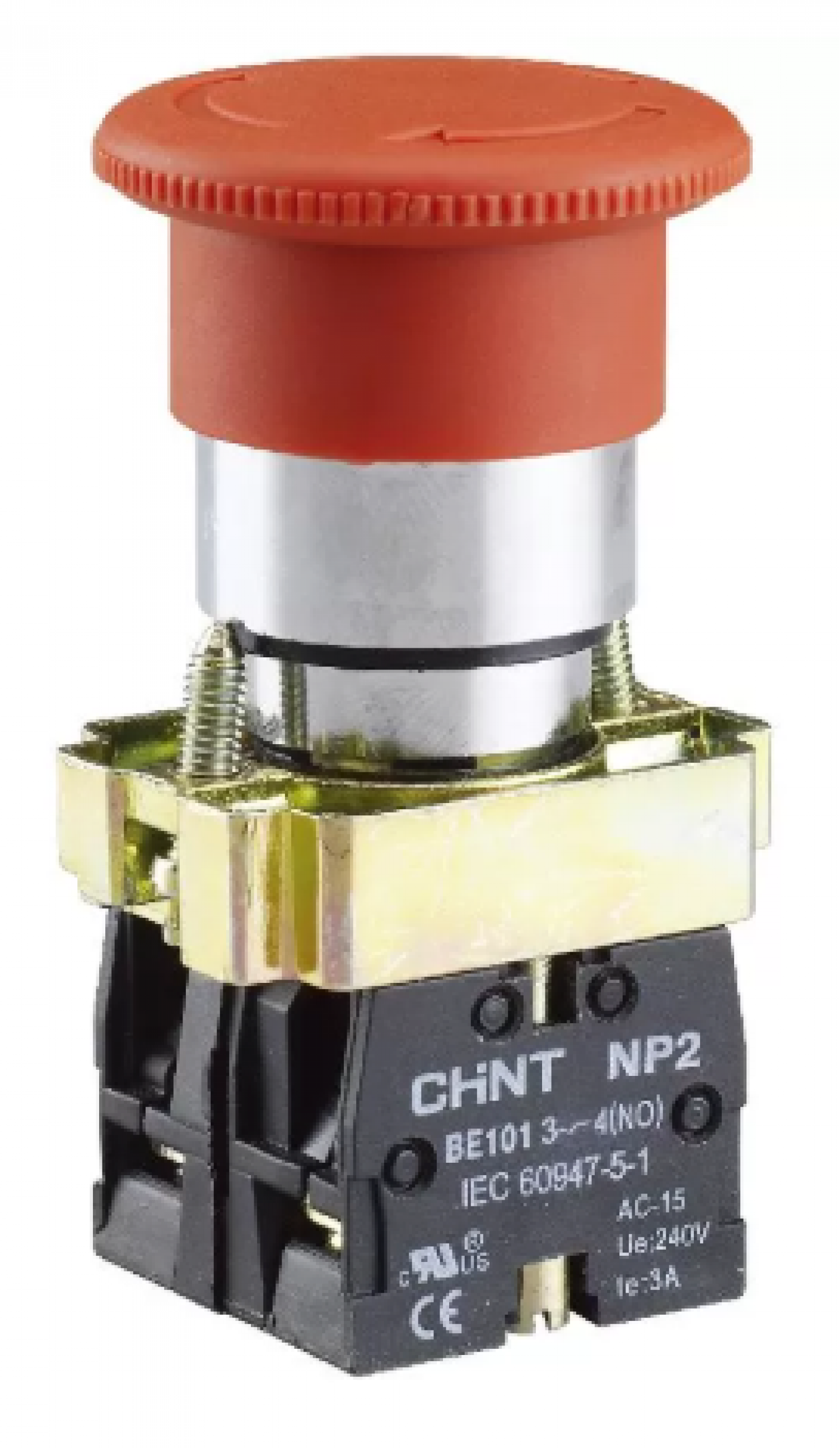 Pulsador De Emergencia Tipo Hongo 40 Mm Color Rojo - 2nc Np2- Bs544 ...